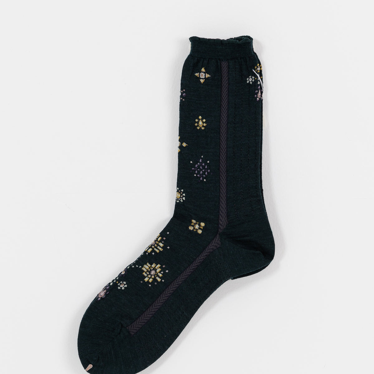 Antipast Like Jewelry Socks in Dark Green at Worthwhile