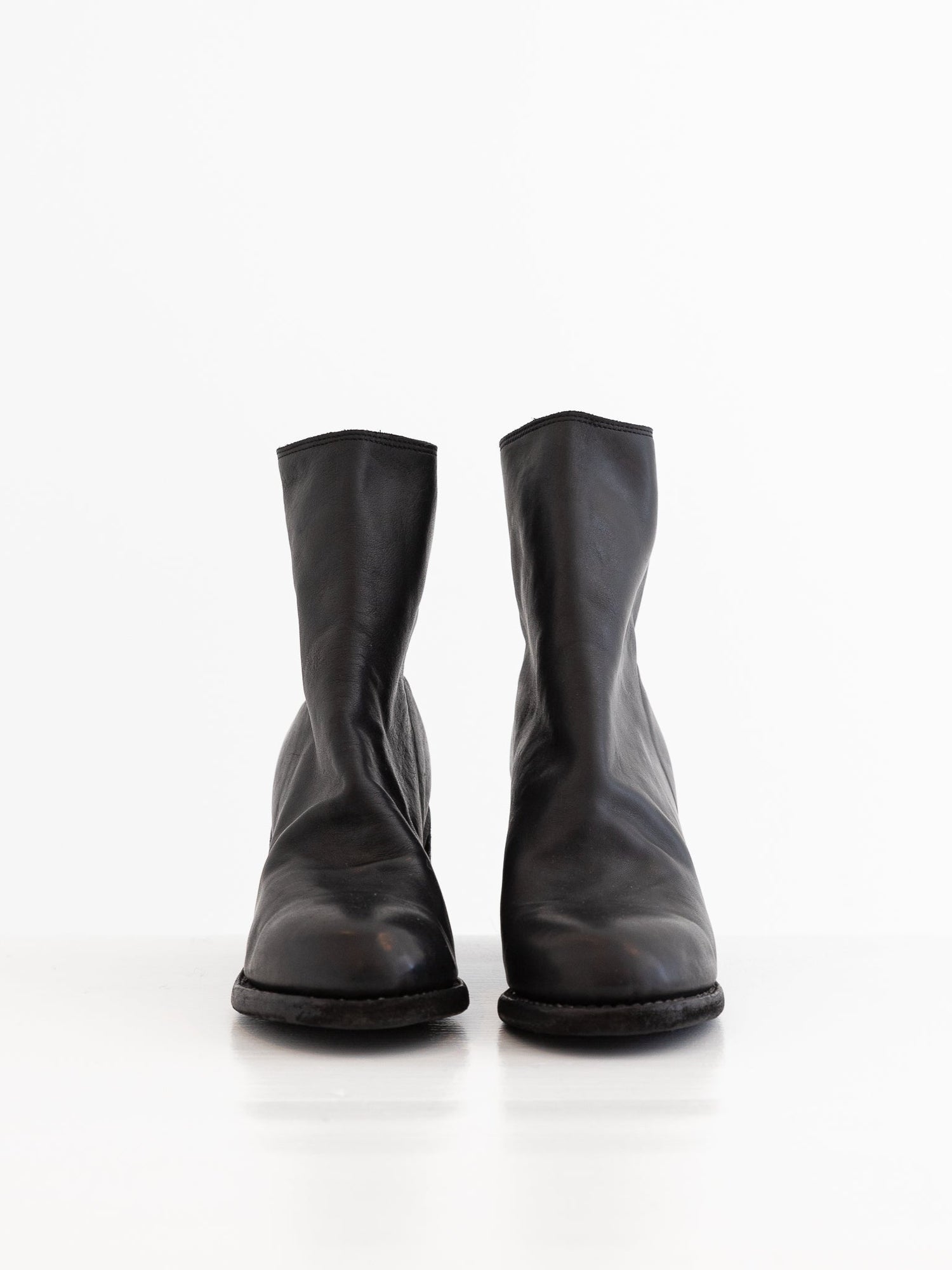 Guidi Back Zip Boot M86 in Black at Worthwhile